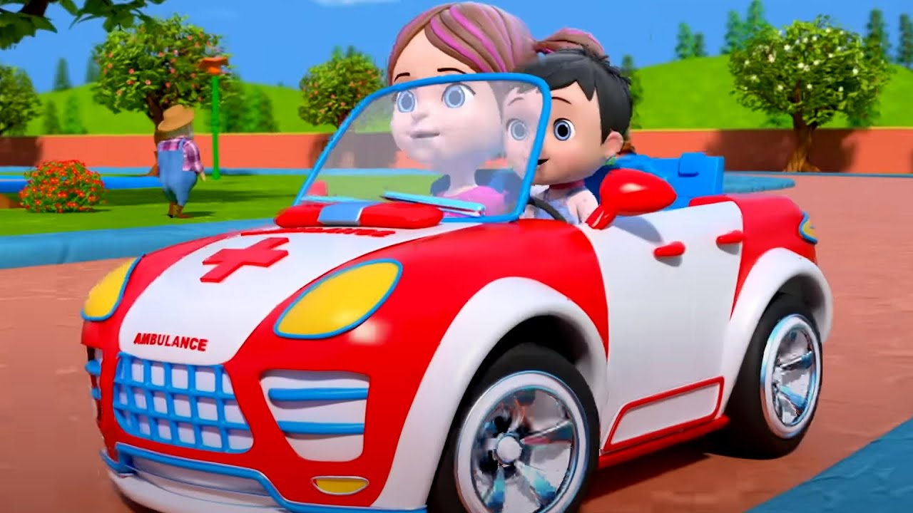 Wheels On The Ambulance - Safety Song and Rhyme for Babies - YouTube