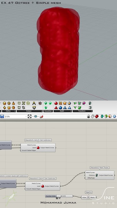 Grasshopper - EX 47 - Octree + Simple mesh - YouTube