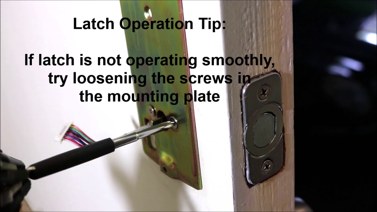 Trubolt Latch operation tip - YouTube