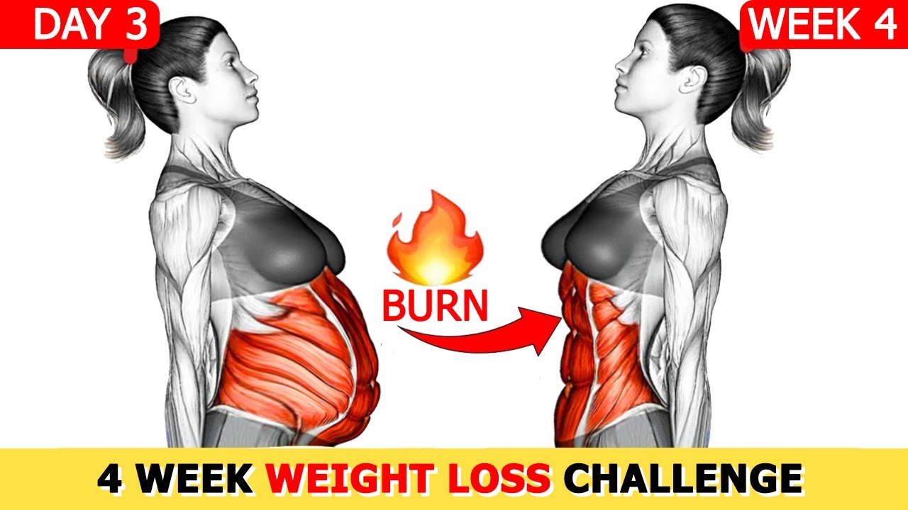Do This Everyday To Lose Weight & Belly Fat | 4 Weeks Workout Challenge ...