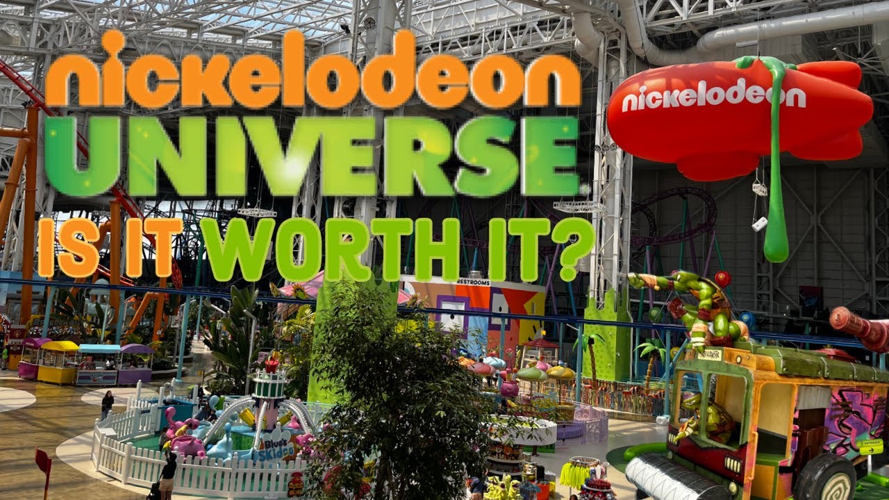 Nickelodeon Universe Theme Park - FULL Review | American Dream Mall ...