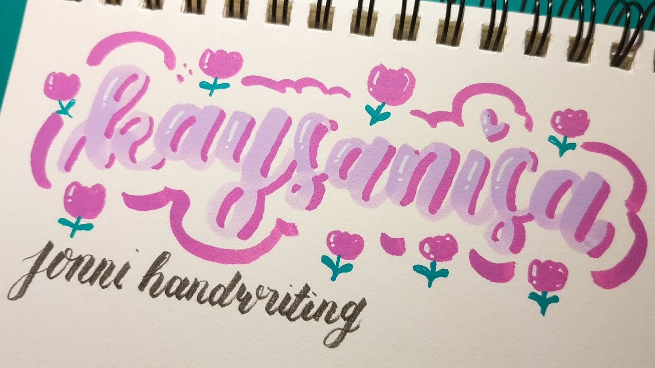 KAYSANISA | Tutorial Handwriting & Lettering dengan Acrylic Marker ...