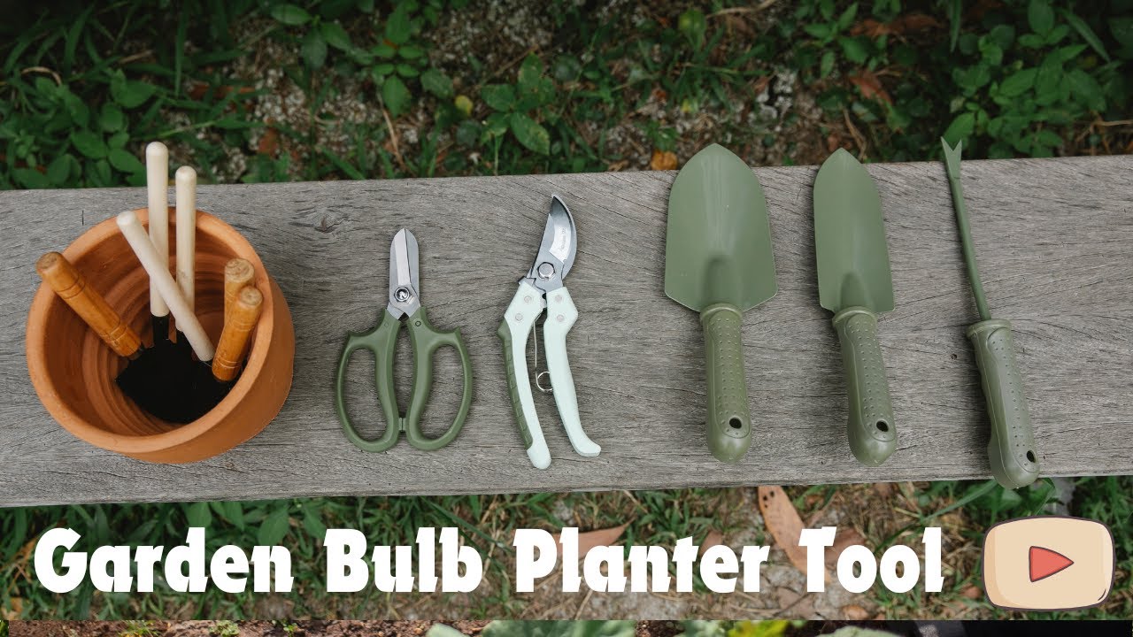 Garden Bulb Planter Tool: Easy and Efficient Planting - YouTube