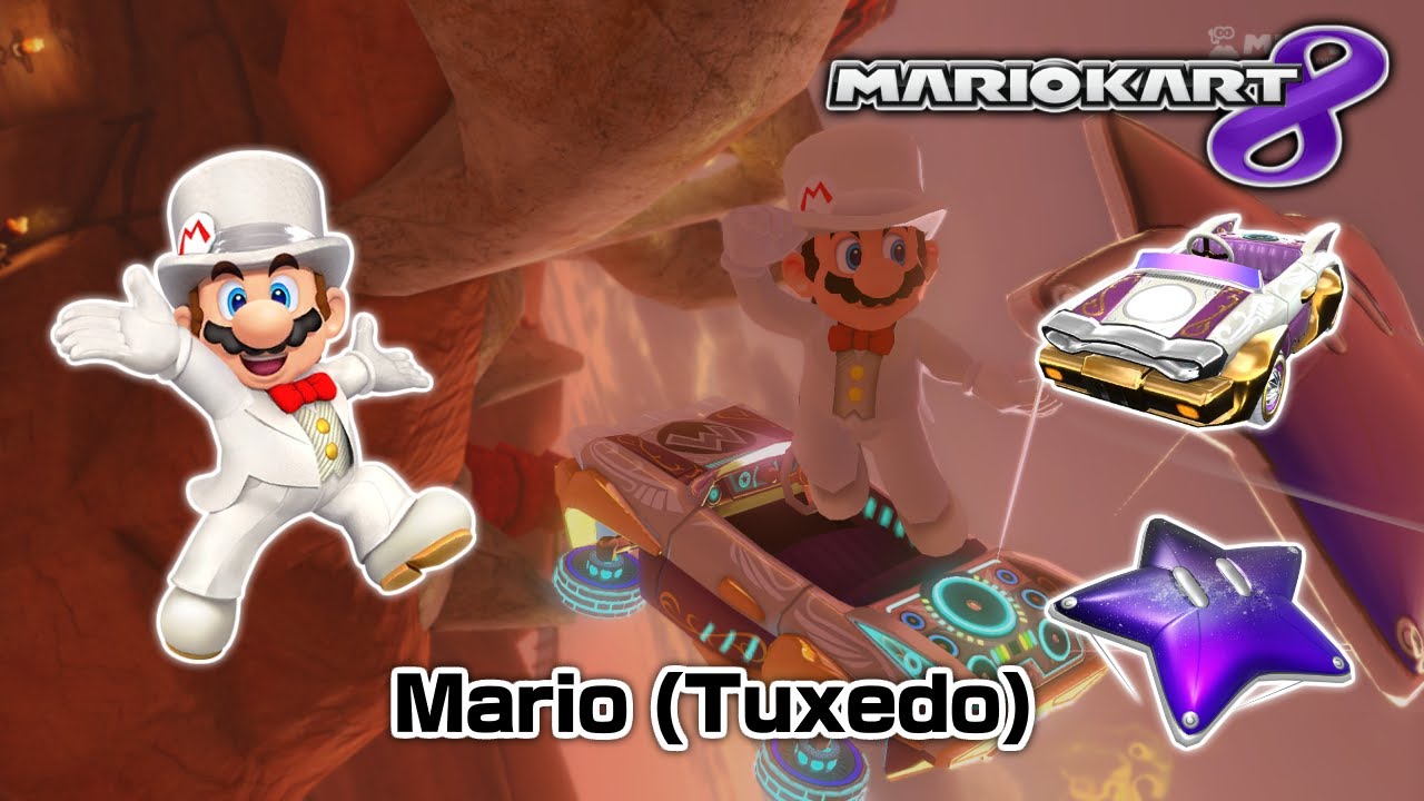 Mario Kart 8 - Mario (Tuxedo) w/Animations - YouTube