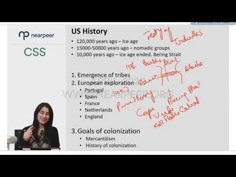 Nearpeer US HISTORY Lecture 1 Pre British Era \\ css lect - YouTube