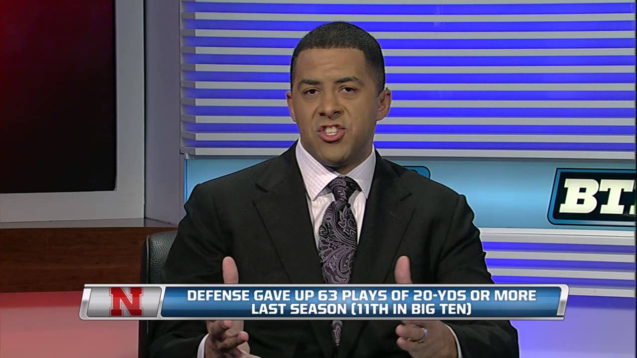 BTN Football Report on Nebraska Spring Practice - YouTube