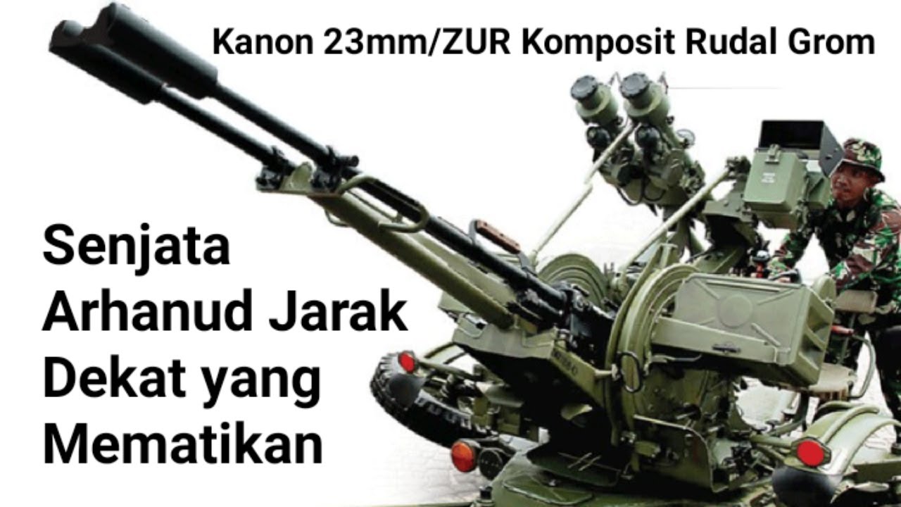 Kanon 23mm/ZUR Komposit Rudal Grom - Senjata Arhanud Jarak Dekat yang ...