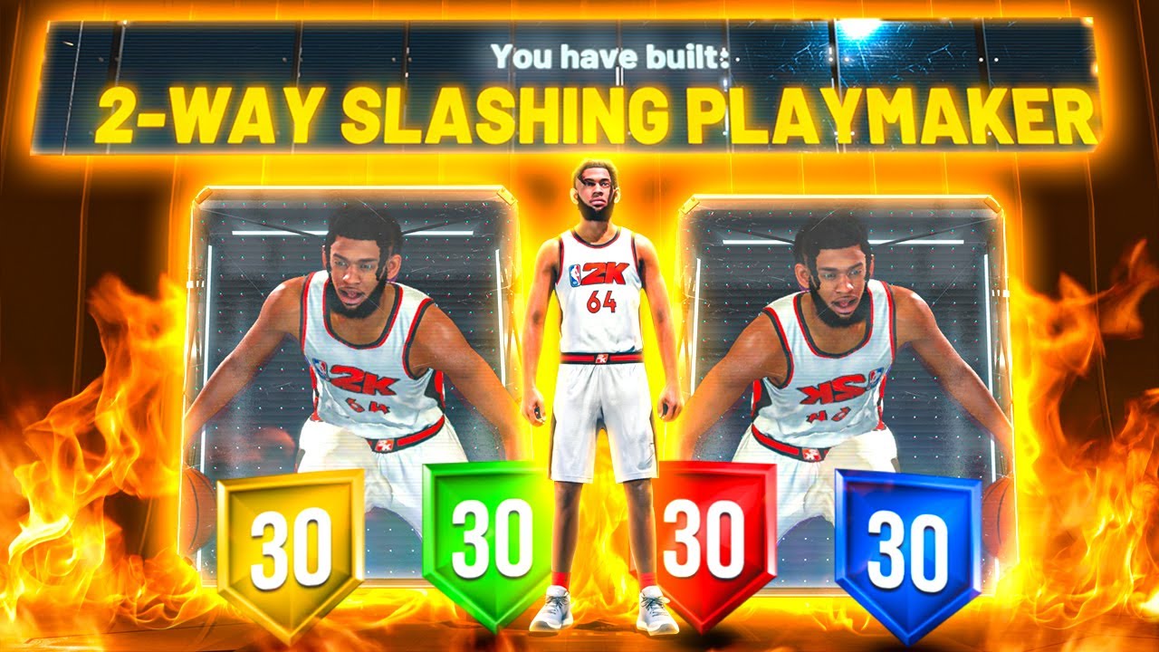 THIS TWO WAY SLASHING PLAYMAKER IN NBA 2K22 IS THE BEST BUILD IN THE ...