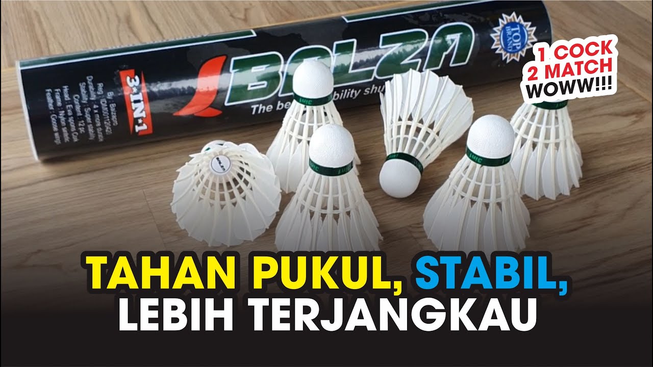 Rekomendasi Baru, Shuttlecock AWET gak gampang patah.. Review ...