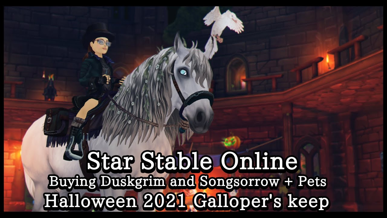 [Star Stable Online] Halloween 2021! Buying New Magic Horses Duskgrim ...