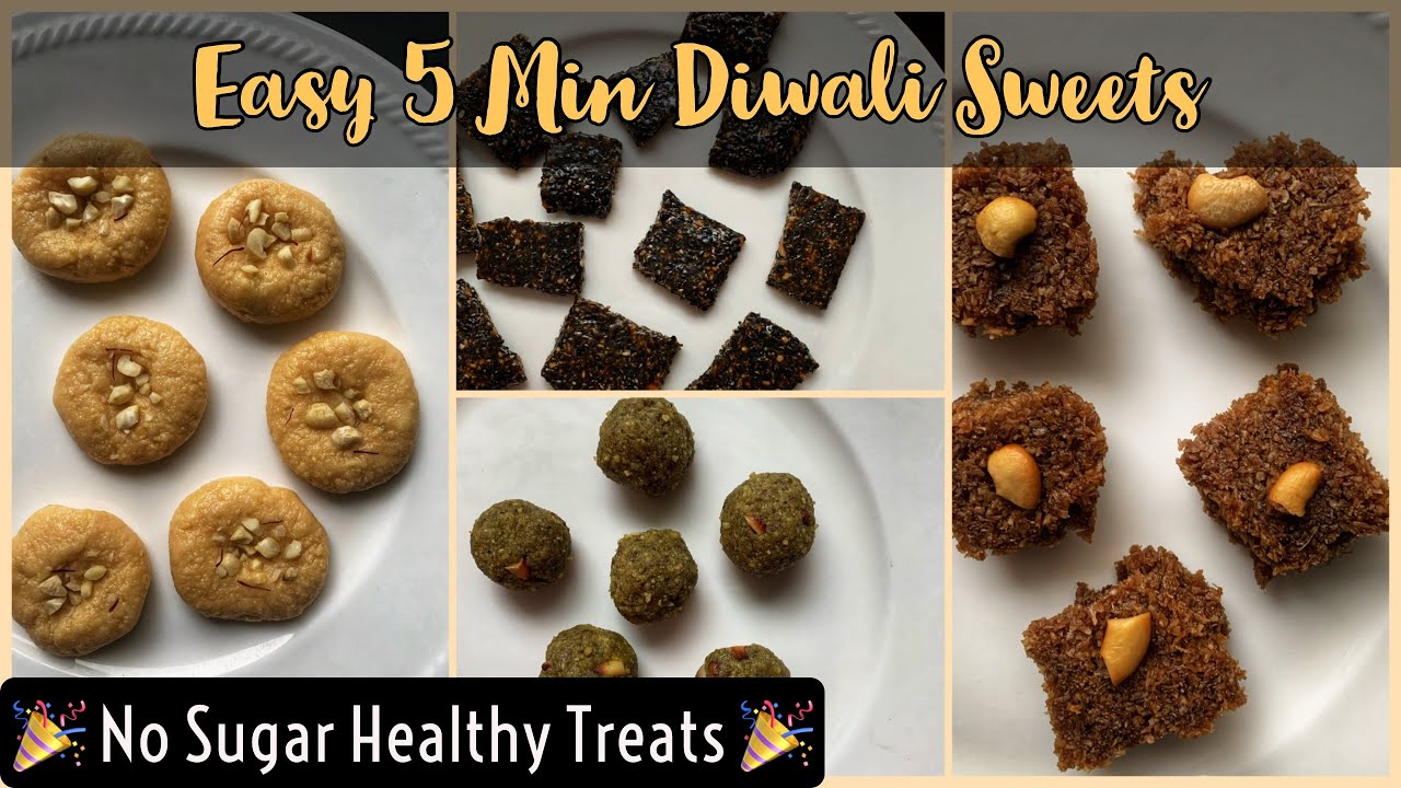 Easy Diwali Sweets Tamil | No Sugar Sweet | Milk Peda | Coconut Barfi ...