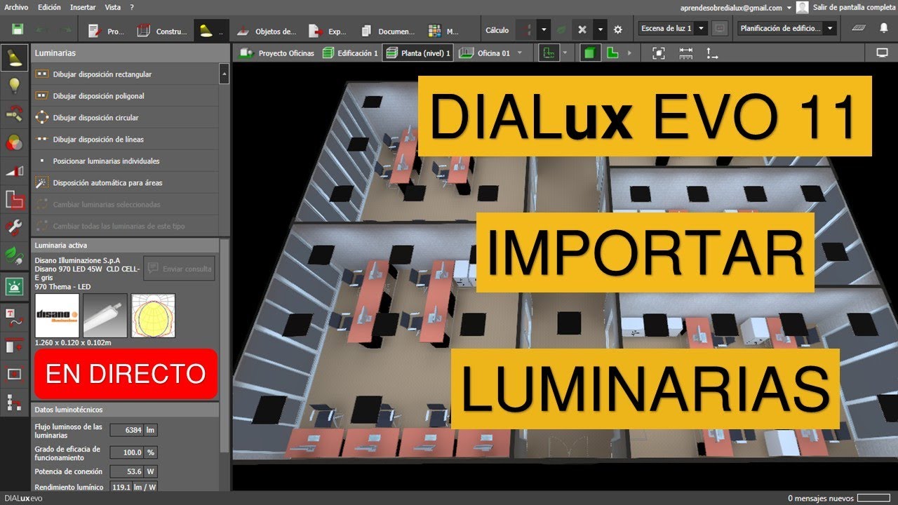 Como Importar Archivos de Luminarias en DIALux EVO | Que tipo de archivos importar - YouTube
