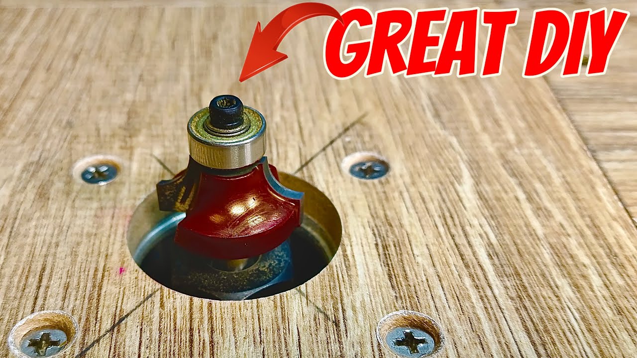 DON'T THROW AWAY LAMINATE! 2 SUPER-EASY DIY ROUTER TABLES! - YouTube