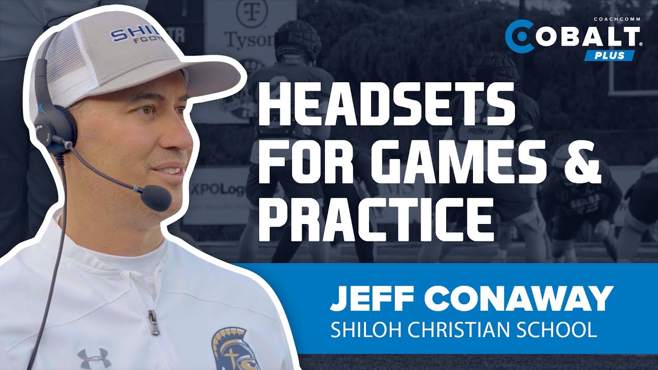 Cobalt PLUS Headsets for games and practices - YouTube