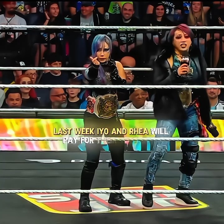 Asuka & Kairi Challenge Rhea & Iyo Sky Edit ☠️🔥 #wwe#short#edit - YouTube