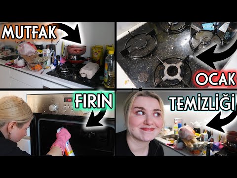 İLK DEFA FIRIN TEMİZLEDİM ! Mutfak Temizliği #1