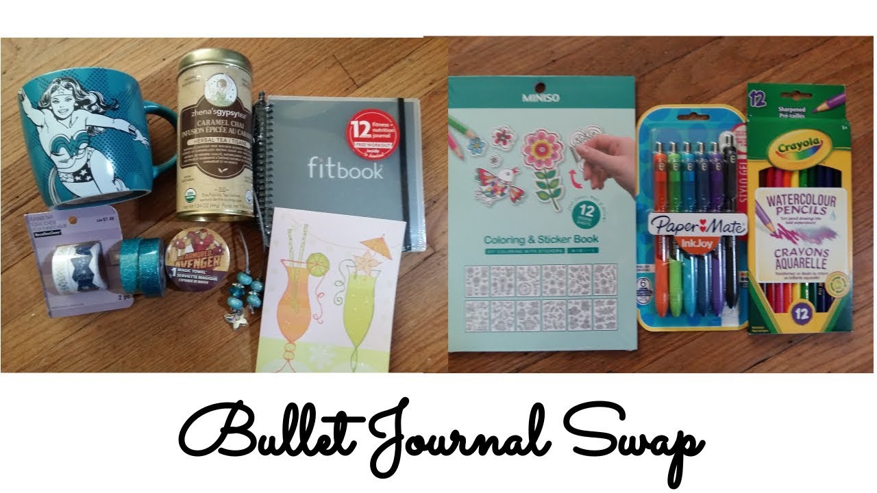 Bullet Journal Swap Opening - YouTube