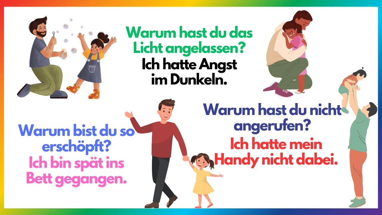 Deutsch Lernen Ganz Einfach Mit Realistischen Vater-Kind-Dialogen ...