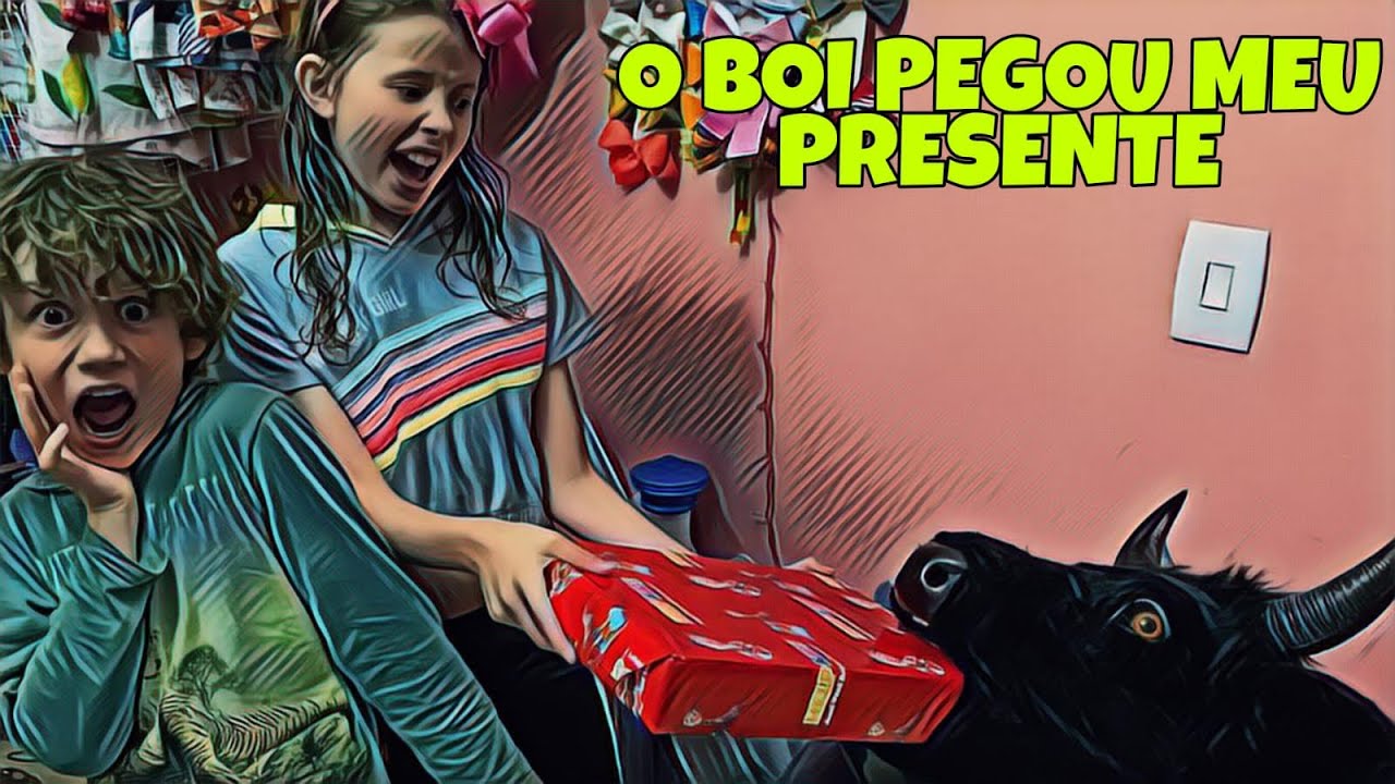 O plano do boi da cara preta para pegar o presente da Sofia!#boidacarapreta # ...