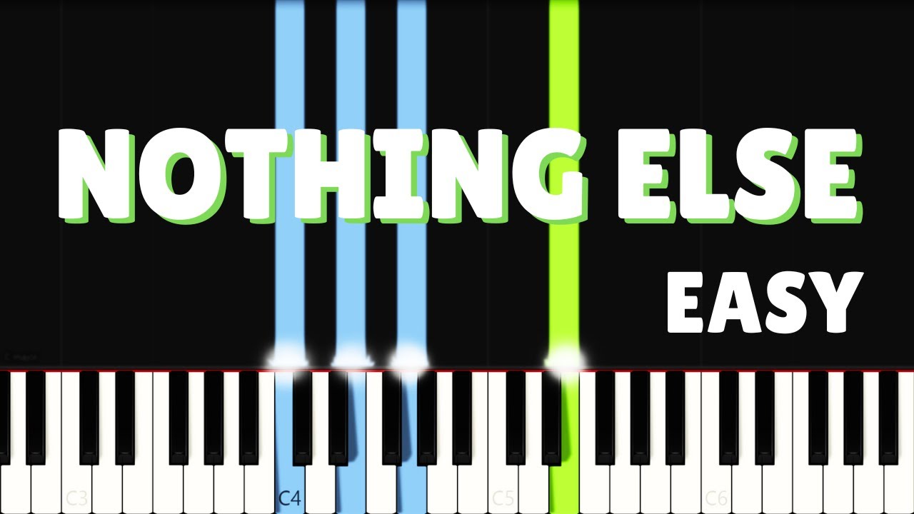 Cody Carnes - Nothing Else | EASY PIANO TUTORIAL by Synthly - YouTube