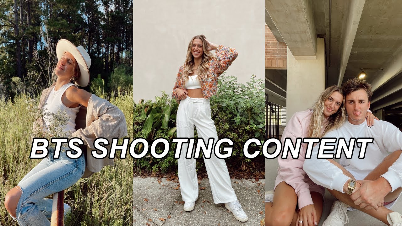 BTS SHOOTING CONTENT (shoot day prep, bts, opening up about how I've ...