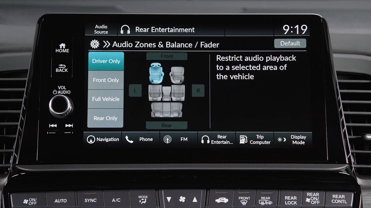 2025 Honda Odyssey | Multi Zone Audio - YouTube
