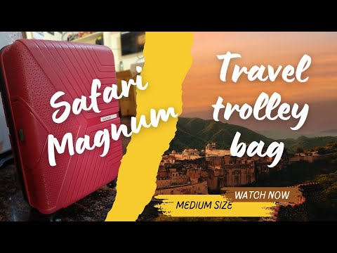 Magnum by Safari Medium size (66 cm) Trolley Bag | Magnum Zeno 66 ...