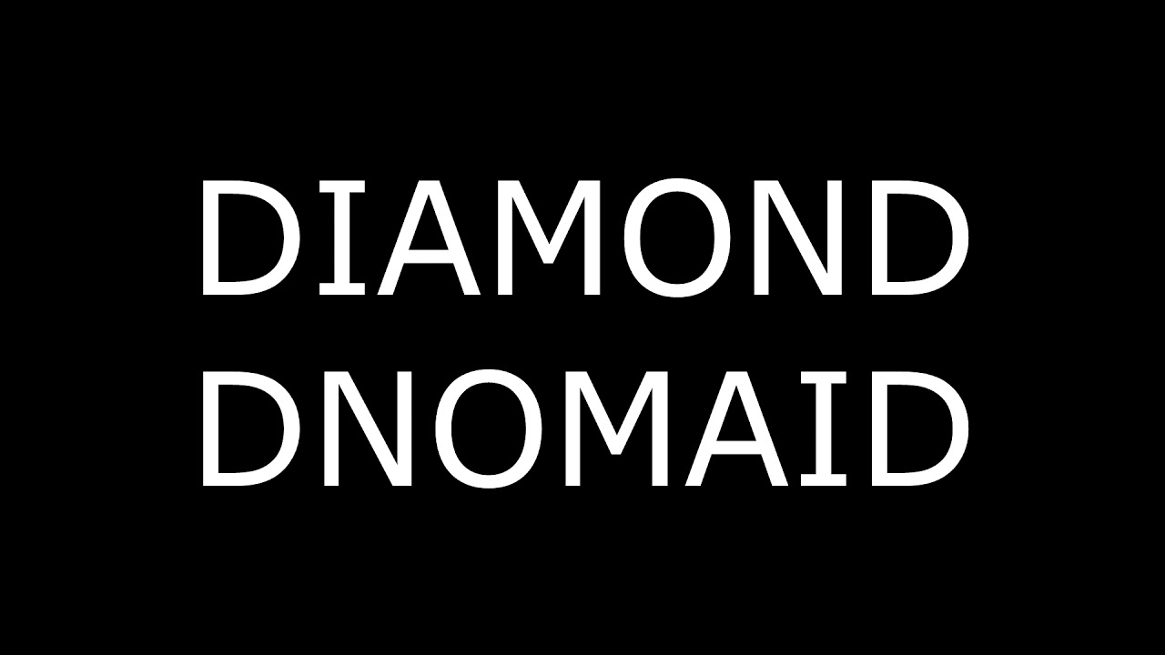 'Diamond' Pronounced Backwards - YouTube