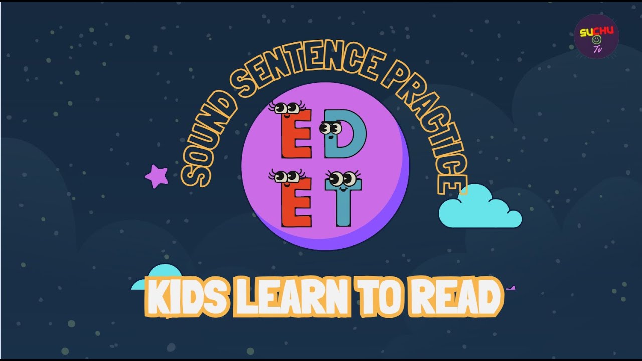 Kids Learn to Read | Sound Sentence Practice with "ED" & "ET" - YouTube