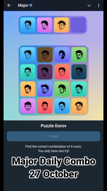 Major Daily Combo 27 October #shorts #major #majorcombo - YouTube