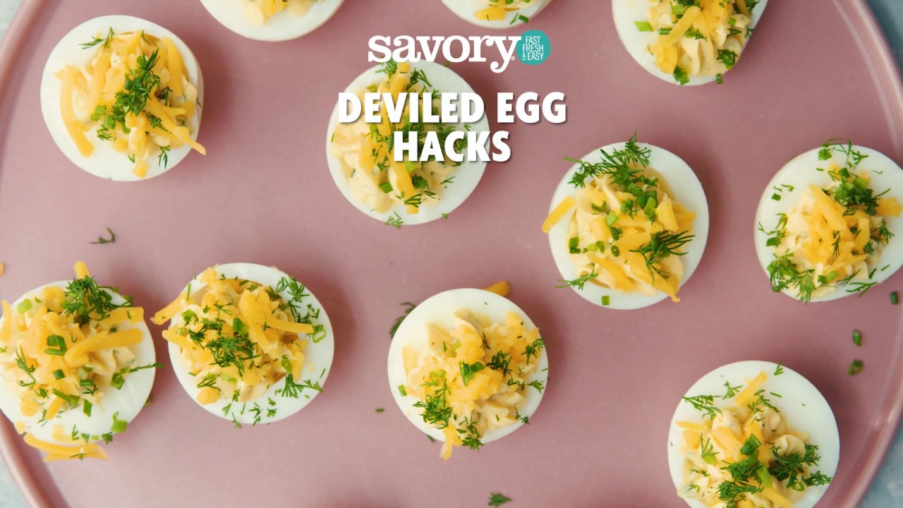Deviled Eggs Hacks - Savory - YouTube