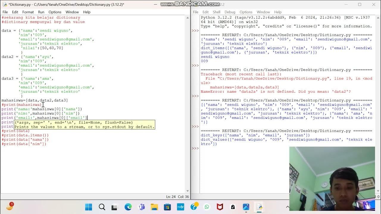 BELAJAR DICTIONARY - YouTube