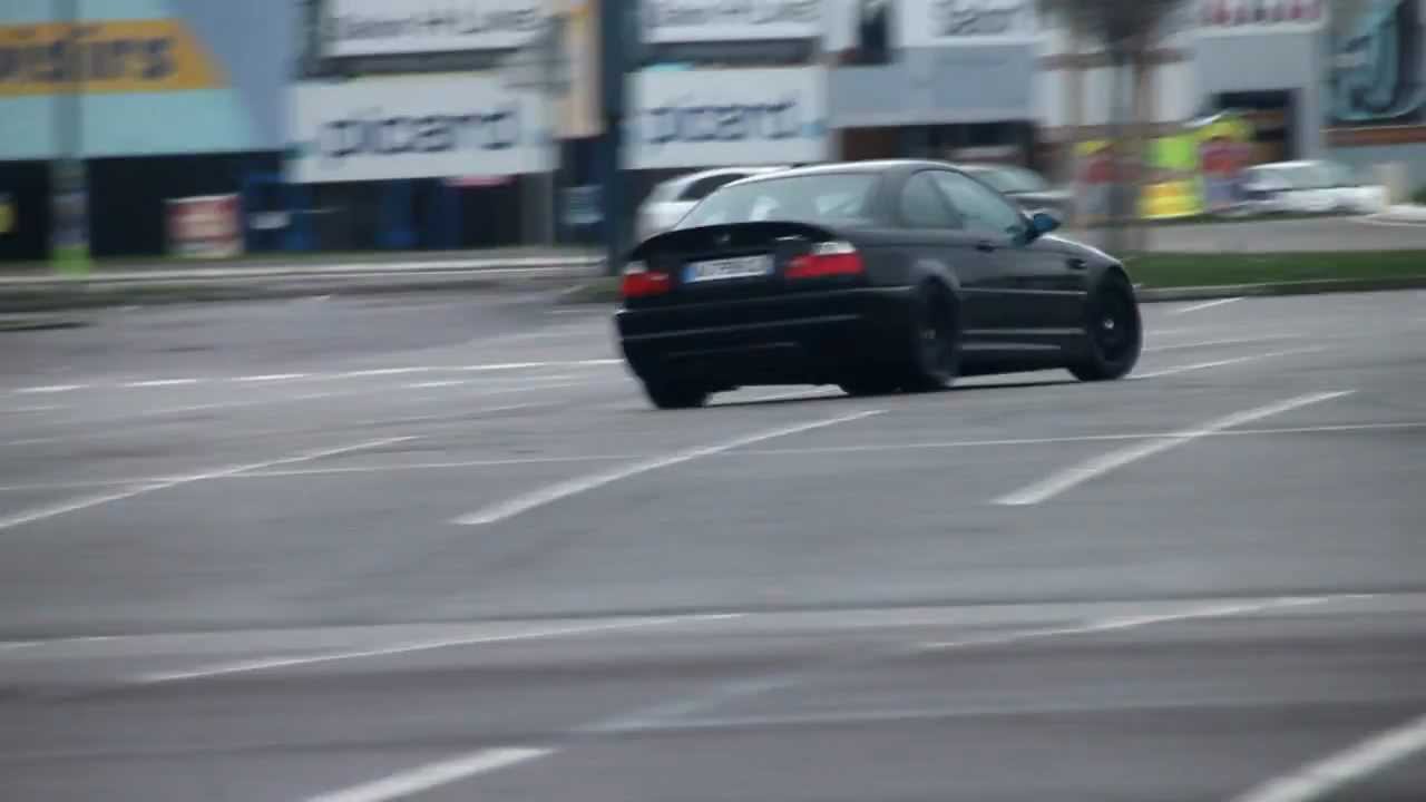 M3 CSL Drift & acceleration on Metz - YouTube