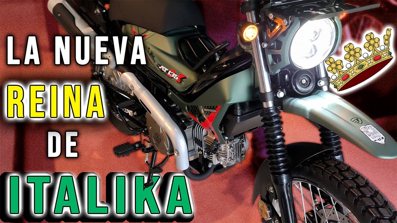 Así es la nueva Italika AT135X 👉 ¿mejor que la FT150? - YouTube