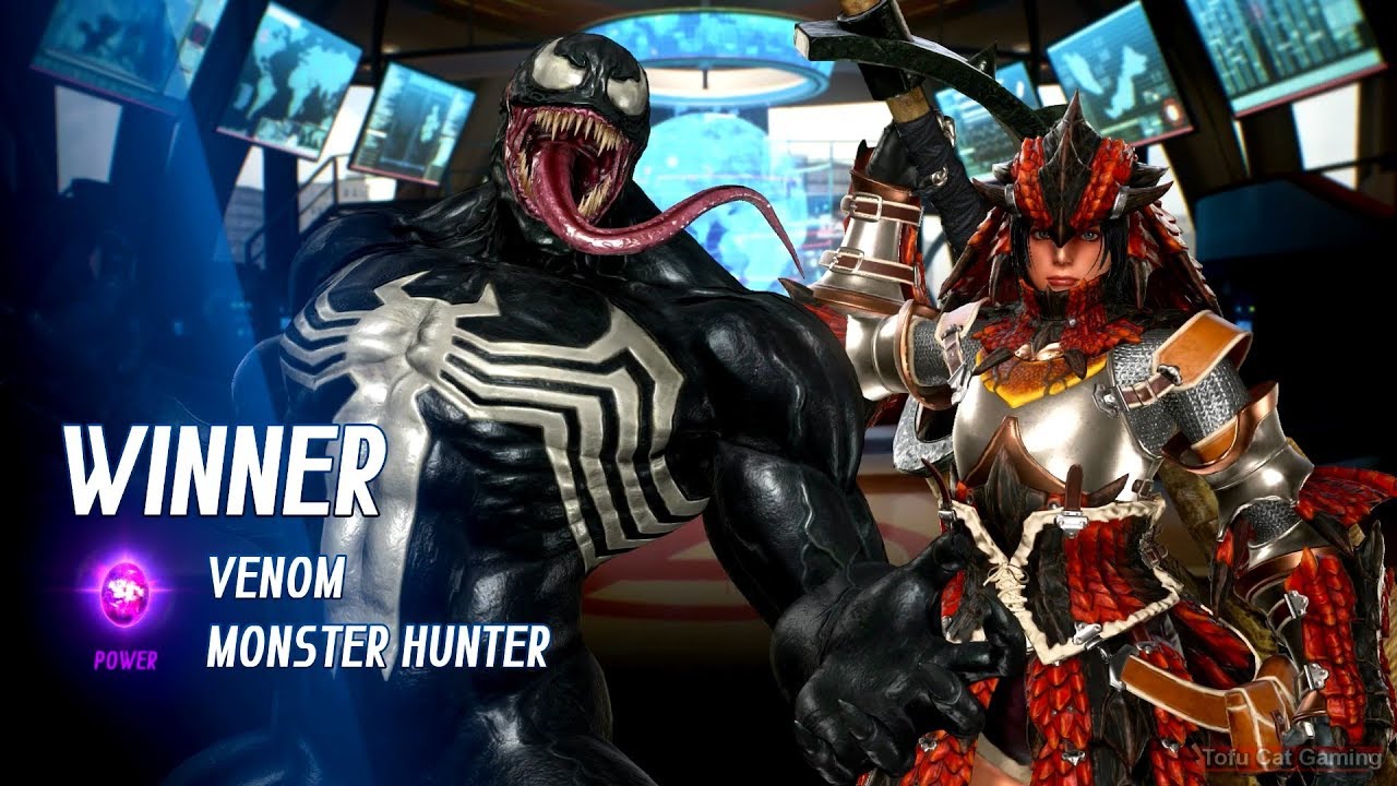 MVCI - Arcade Battle with Venom and Monster Hunter - YouTube