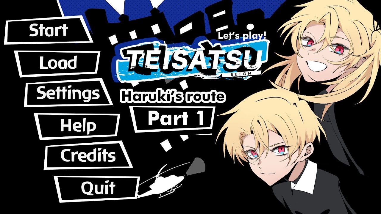 Let's play Teisatsu! - Ugh how unluckyyyy! [Haruki's Route] (1) - YouTube