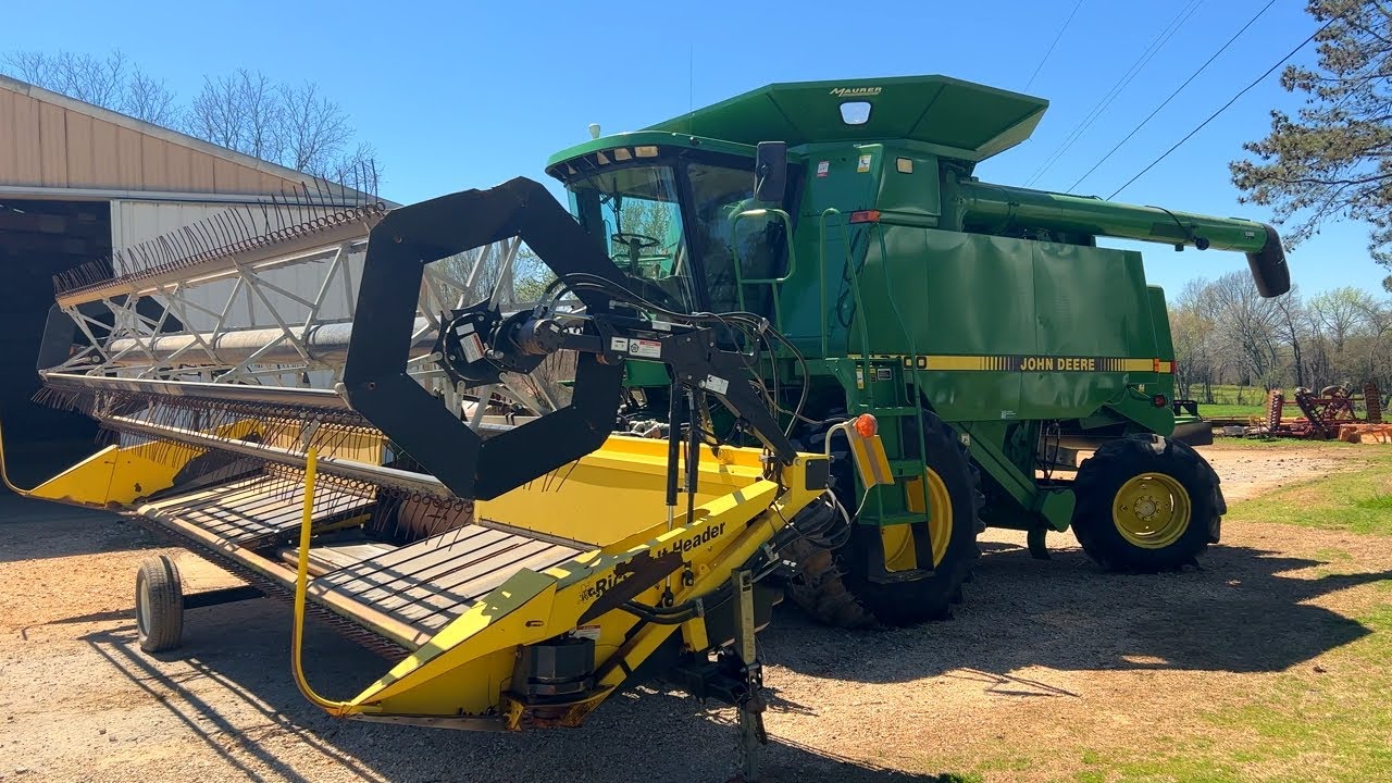 Fitting the New Draper to the 9400 Combine, and the Troubles Begin! 4/1 ...