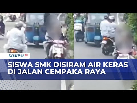 Rekaman Tiga Pelajar Siram Air Keras ke Siswa SMK di Jakarta Pusat, Polisi Kantongi Identitas Pelaku
