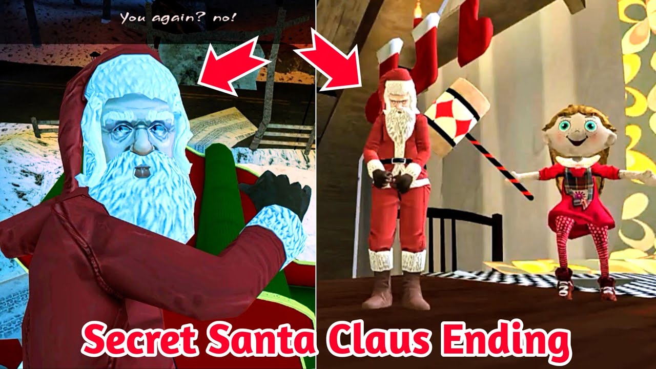 Scary Doll Christmas Update New Santa Claus Secret Ending Scene - YouTube