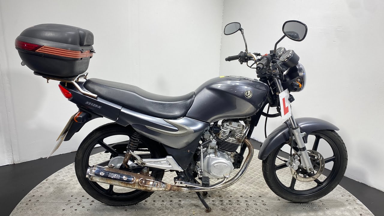 SYM XS 125 2014 13K WALK AROUND / RUNNING VIDEO - YouTube
