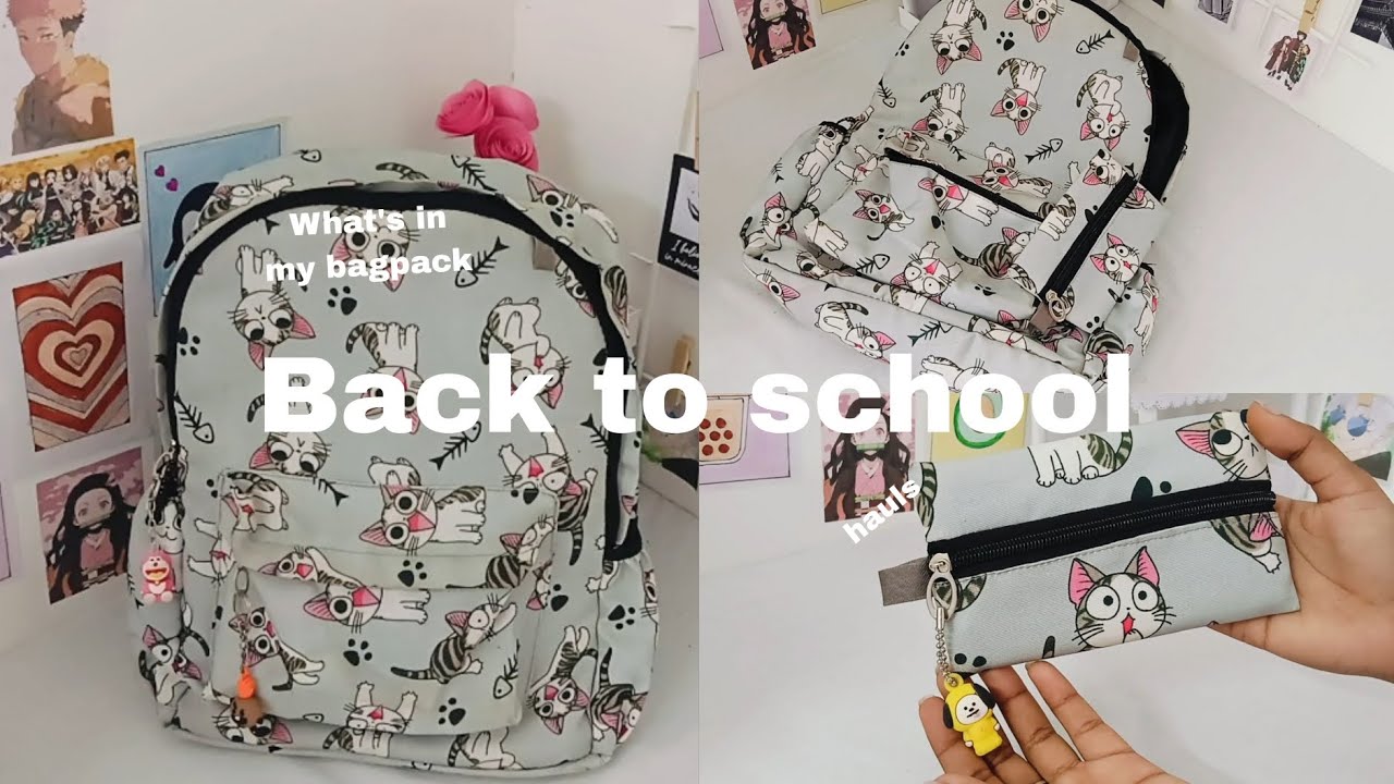 Back to school prep 2024 (⁠ ⁠^⁠‿⁠^⁠) l what's in my backpack 🎒 - YouTube