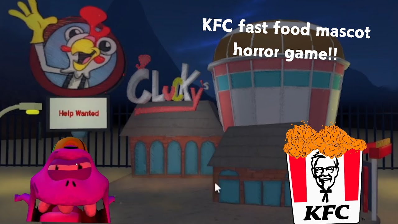 KFC roblox mascot horror game. Clucky's Beta - YouTube
