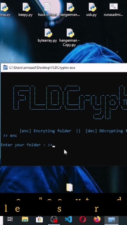 Python Encrypting Folders ๐ Youtube