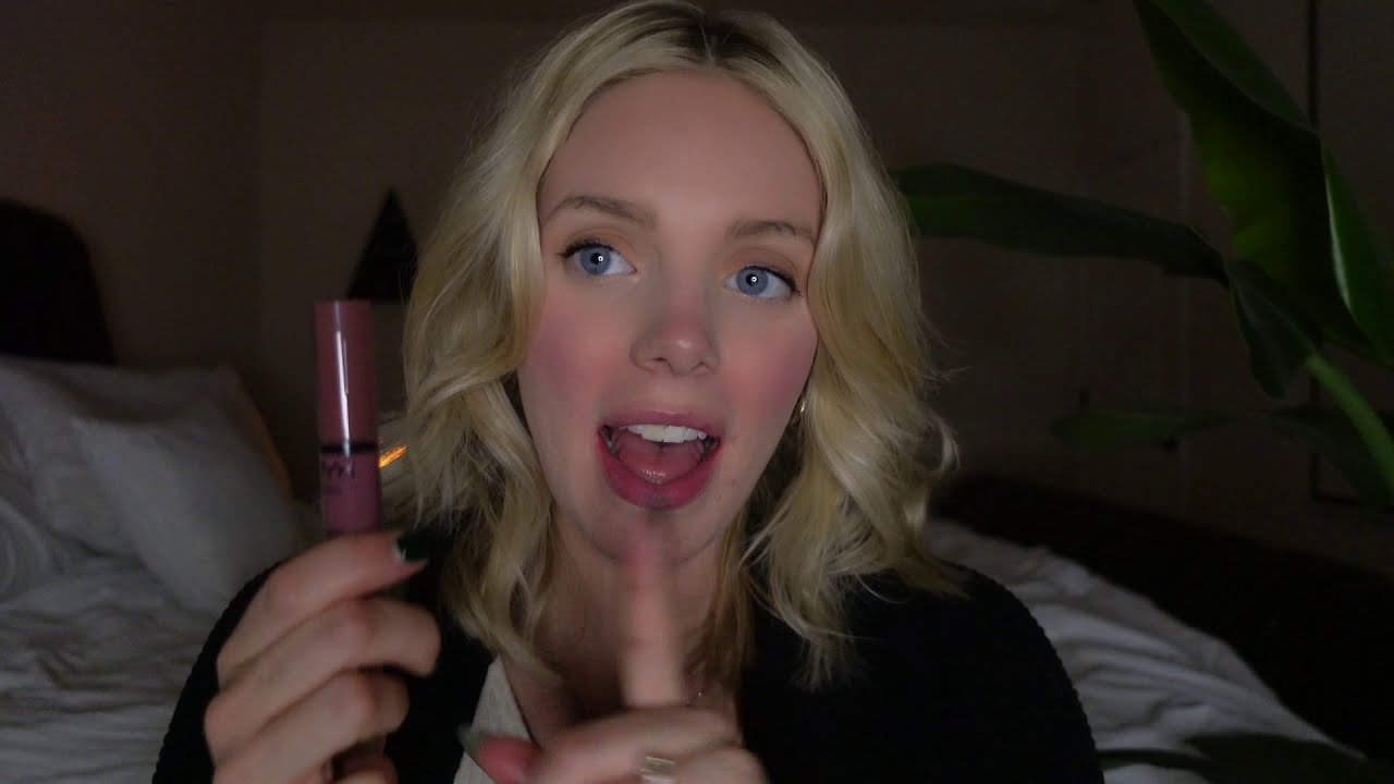 Asmr Lipgloss Application Lipgloss Sounds And Tapping Youtube