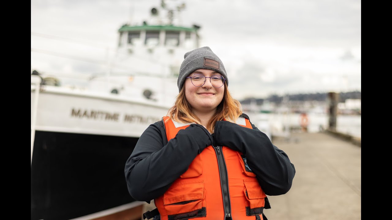 Student Spotlight: Kayla at Seattle Maritime Academy - YouTube