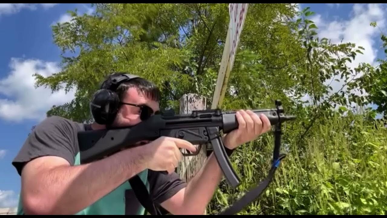 Century Arms AP5 SBR with Franklin Armory Binary Trigger - YouTube