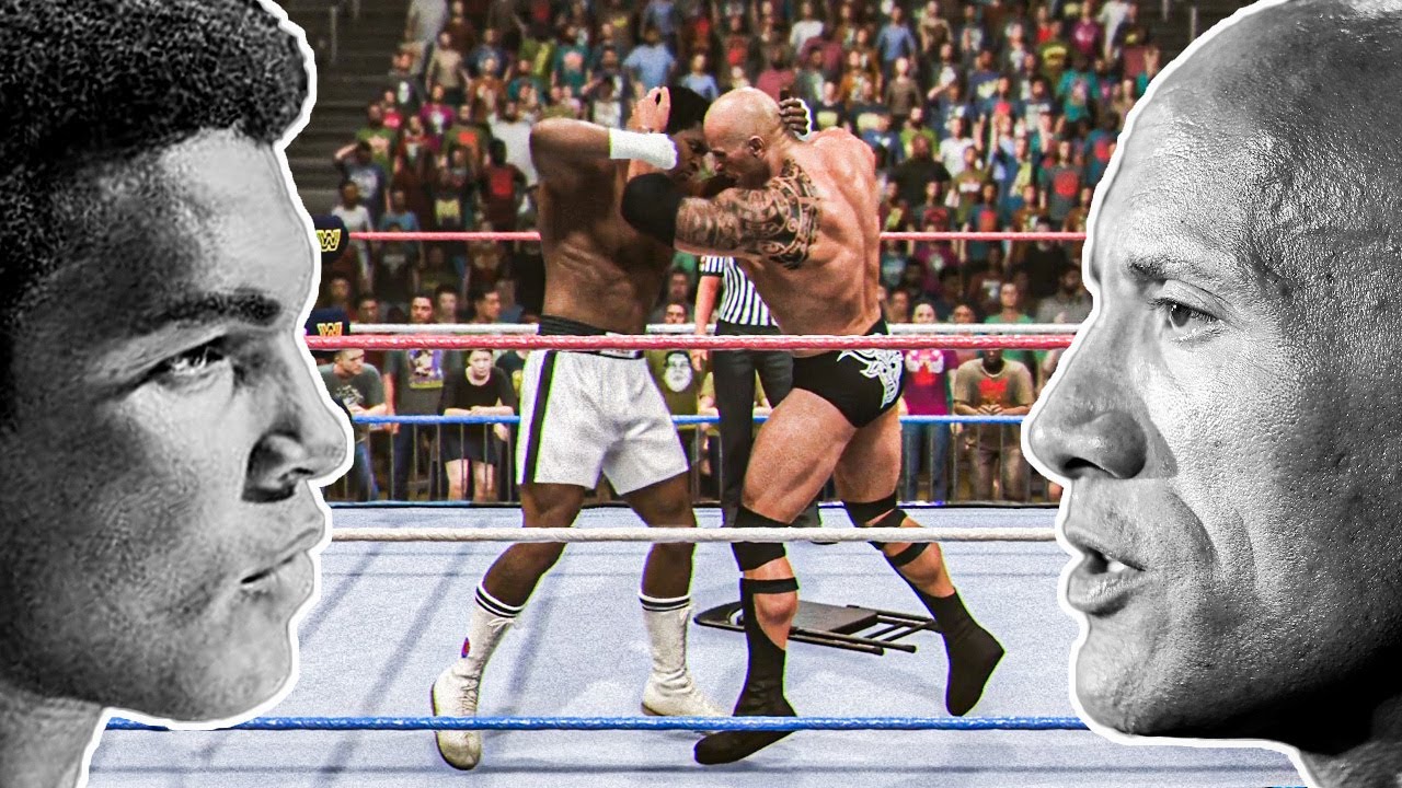 Muhammad Ali VS The Rock | WWE 2K24 | EmZee GamePlay | - YouTube