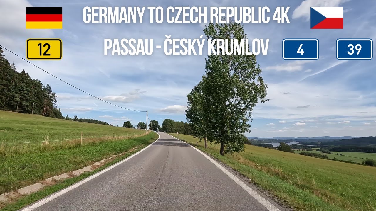Driving Germany to Czech Republic Passau to Český Krumlov - YouTube