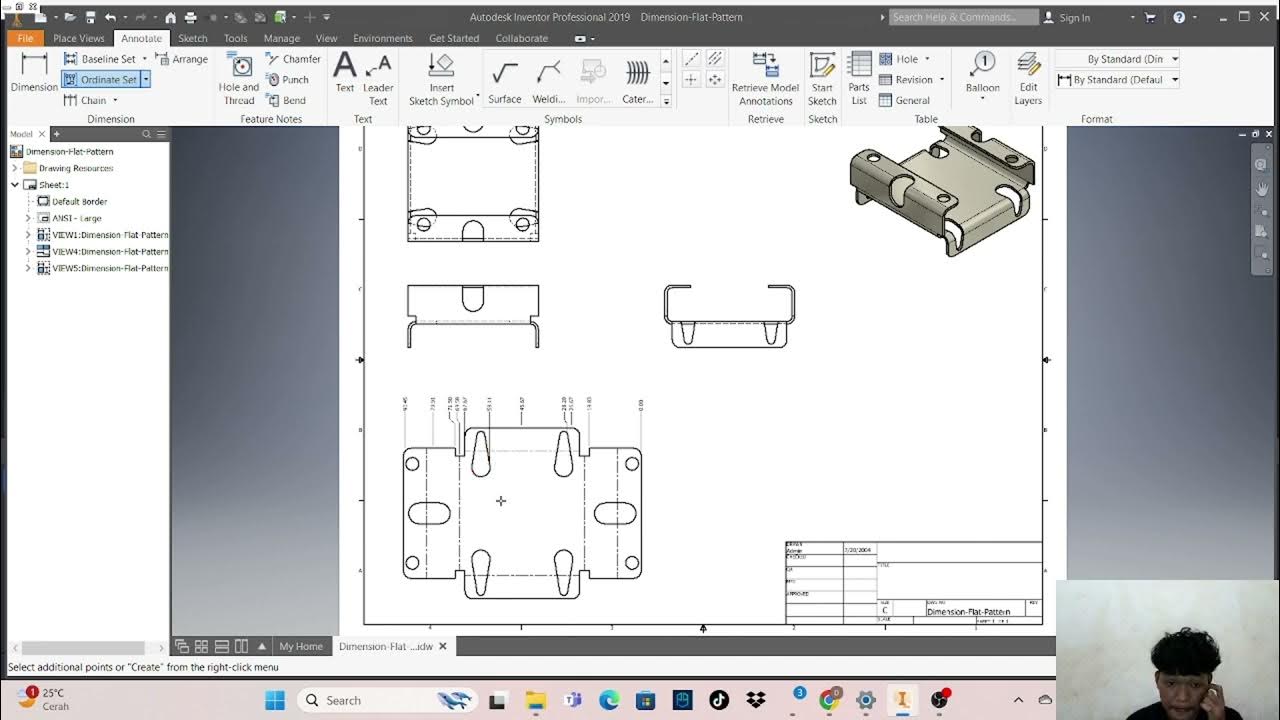 tugas cad/cam 6 part 2 - YouTube