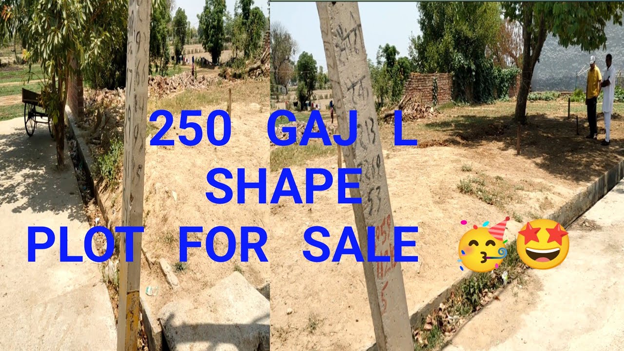 250 Gaj L Shape Plot for Sale in Delhi Najafgarh|250 Gaj L Shape ka ...